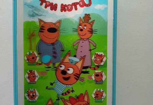 Игрушка Детский музыкальный телефон Три кота