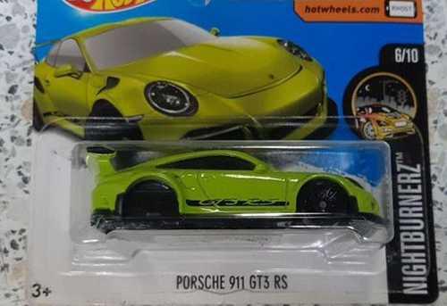 Модель Hot Wheels error Porsche 911 GT3 RS