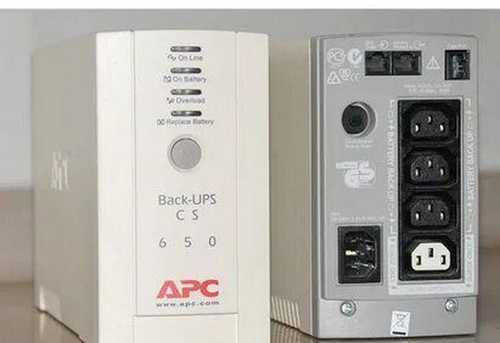 Ибп APC Back-UPS CS 650