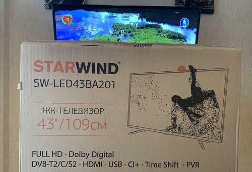 Телевизов starwind SW-LED43BA201 43"109 см full HD