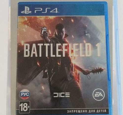 Диск на ps4 Battlefield 1