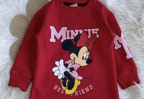 Платье туника Zara 92-116 Minnie Mouse
