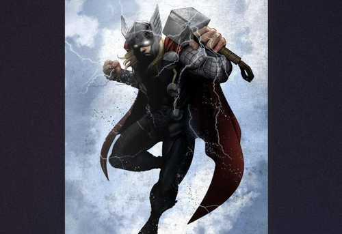 Интерьерная Картина "Тор" Thor Dark Mode Marvel