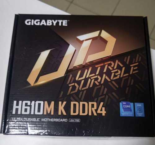 Материнская плата gigabyte h610m k ddr4