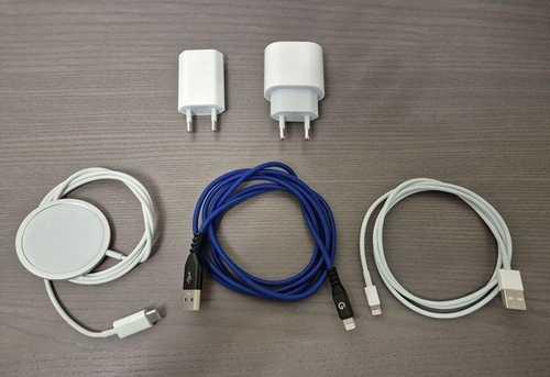 Зарядные блоки и кабеля Apple