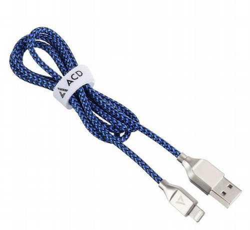 USB кабель ACD-Titan Lightning USB-A Нейлон, 1м, с