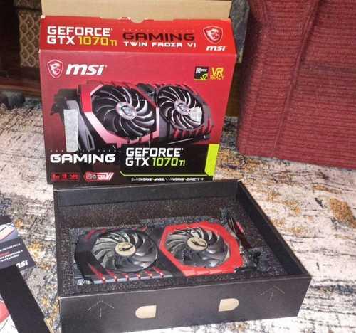 Видеокарта gtx 1070 ti 8gb MSI Gaming