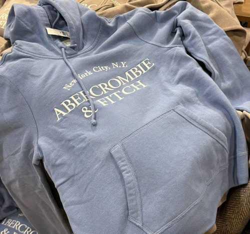 Худи женское Abercrombie новый ориг беж и голубой