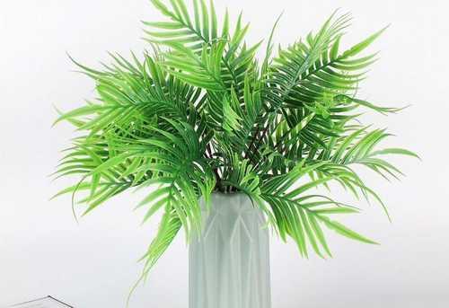 Пальма зелёная, зелень искусственная, 40 см., набо