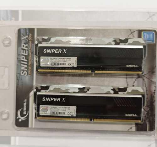 Оперативная память g.skill DDR4 Sniper X 16Gb