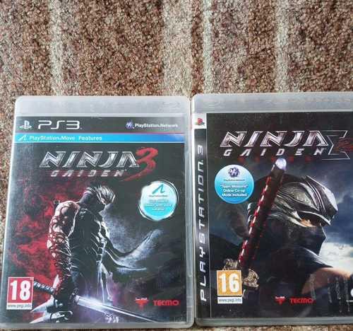 Ninja gaiden 2 и 3 для ps3