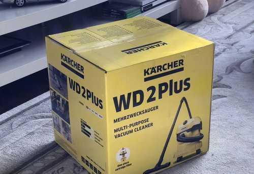 Строительный пылесос karcher wd 2 plus