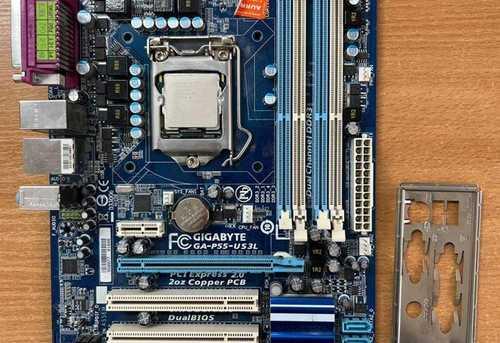 Материнская плата+процессор Intel Core i5 750