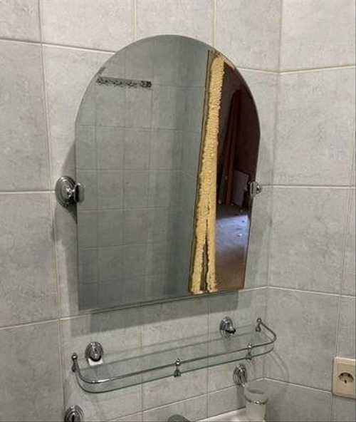 Зеркало для ванны полка