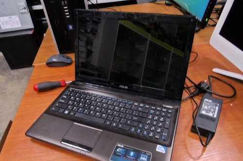 Ноутбук asus K52F intel Core i3/15.6"/4Gb/SSD240Gb