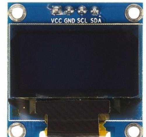 Дисплей oled 0.96" 128*64 4конт синий IIC/I2C (ск1