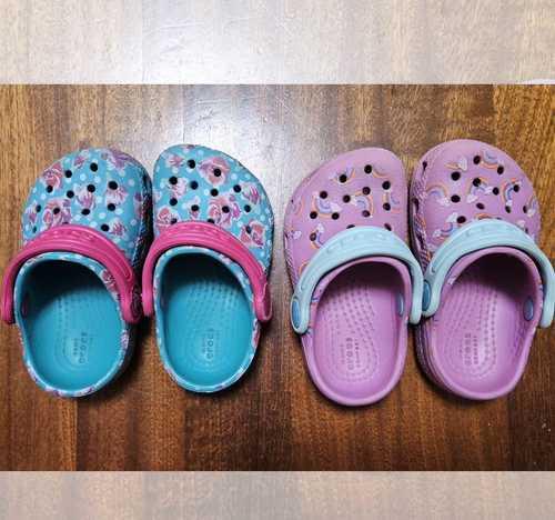 Crocs сабо (кроксы) для девочки С4-С5