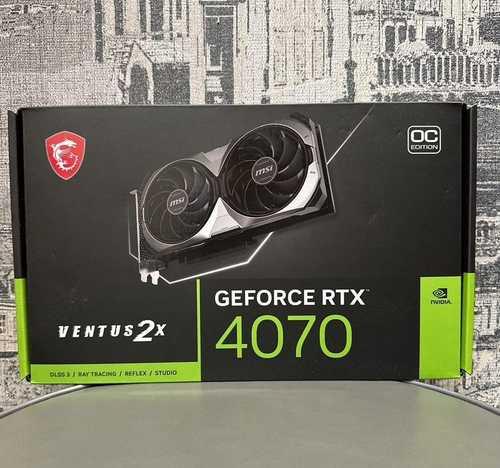 Видеокарта MSI RTX 4070 ventus