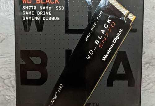 SSD WD Black SN770 1Tb, новый