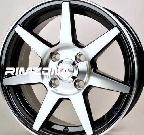 Литые диски в стиле vossen R15 4x98 ave. Примерка