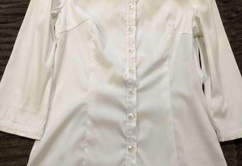 Рубашка (блузка) женская белая