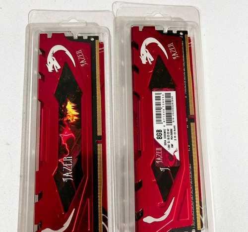 Оперативная память Jazer ddr4 2x8Gb (16gb)