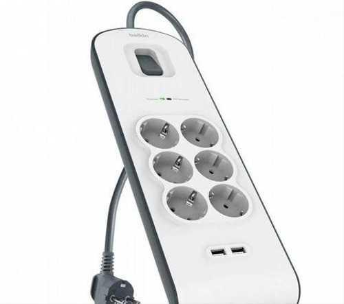 Распределитель питания Belkin bsv604vf2m 484423