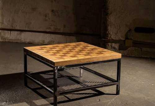 Кофеный дизайнерский дизайнерский столик шахматный