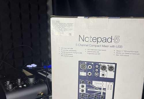 Soundcraft Notepad-5