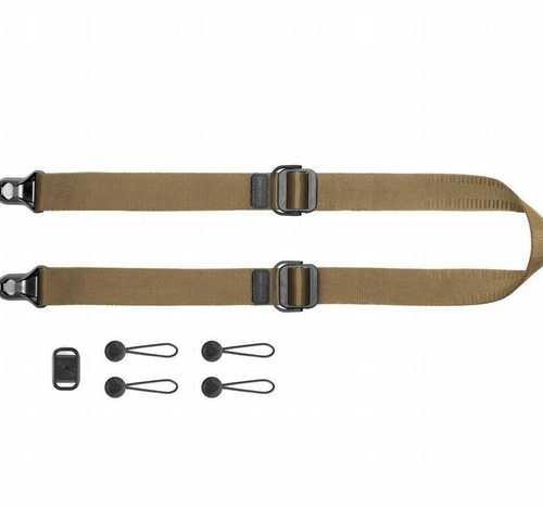 Ремень Peak Design Camera Strap Slide Lite V3.0 Coyote плечевой тонкий