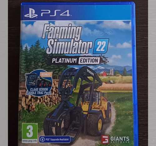 Farming simulator 22 ps4 диск