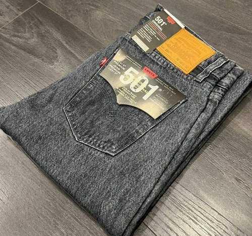 Джинсы Levis 501 серые на болтах новые