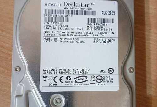Жесткий диск Hitachi 500gb
