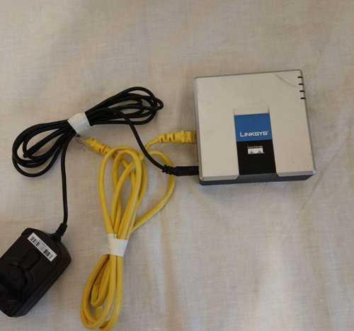 Phone adapter with router Linksys SPA 2102