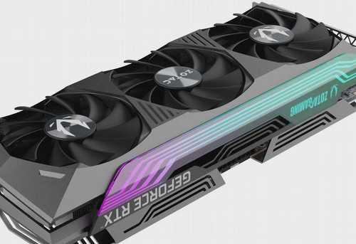 Изумрудная AMP Holo RTX 3070 TI zotac