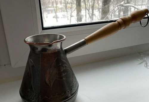 Турка для кофе медь Станица Пятигорск