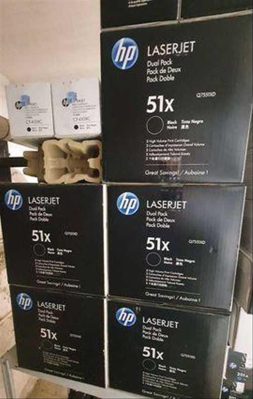 Оригинальные картриджи HP Q7551XD