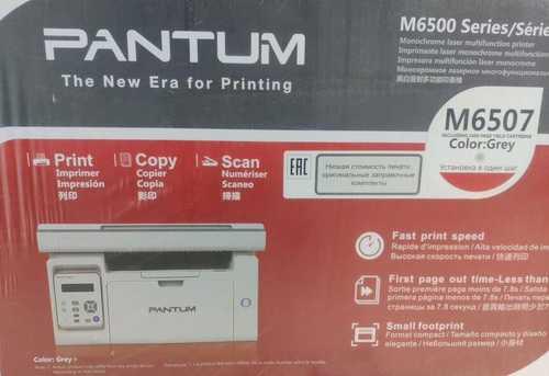 Принтер лазерный мфу Pantum M6507, новый