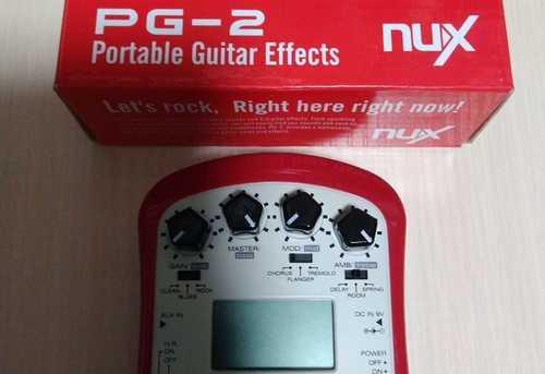 Гитарный процессор эффектов Nux PG-2