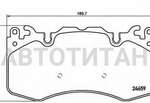 Колодки тормозные, передние LR Range Rover III-IV