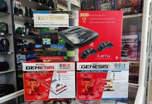 Retro genesis 8 16 bit classic wireless новые