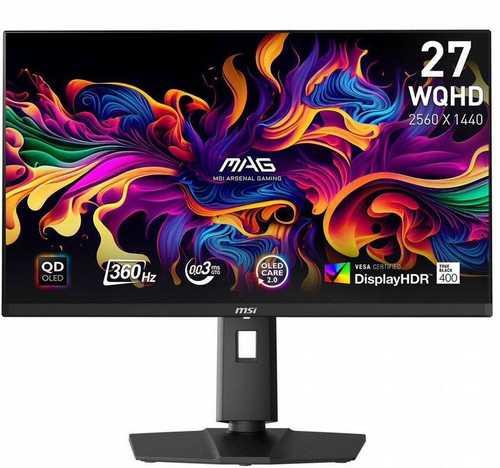 Монитор 27" MSI MAG 271QPX QD-oled 360Гц