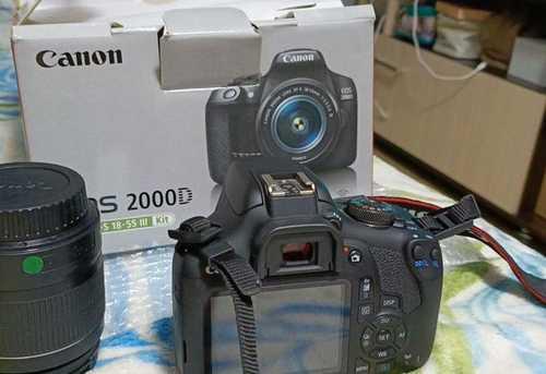 Фотоаппарат Canon Eos 2000d