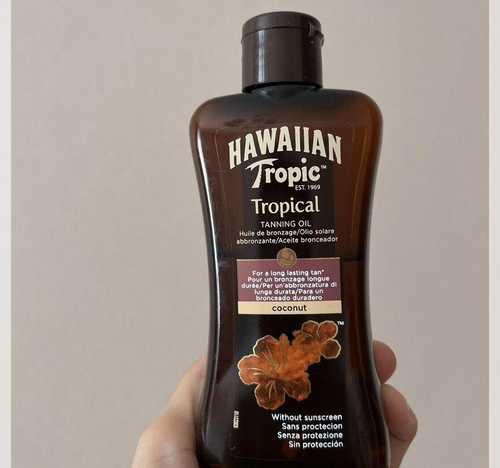 Hawaiian tropic масло