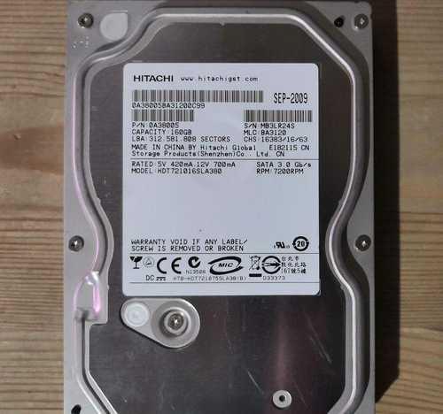 160Gb HDD SATA - Жёсткий диск