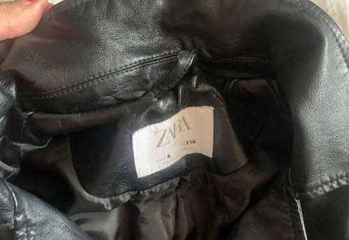 Кожаная куртка Zara новая детская