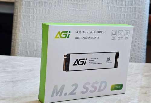 Новый 512 гб SSD M.2 3D-nand AGI AI198 2056 мб/с