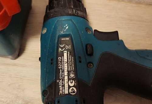 Аккумуляторный шуруповерт makita 12v бу