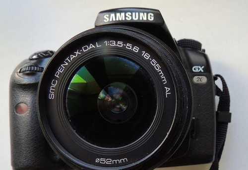 Samsung GX20 (родной брат PentaxK20d) +объектив
