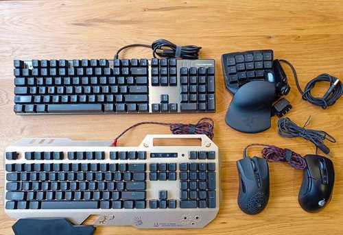 Игровые механические клавиатуры и мыши